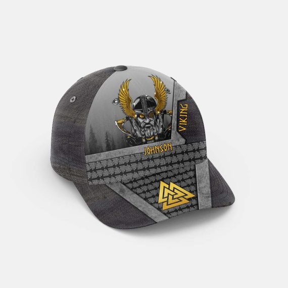 Personalized Vikings Warrior Man Baseball Cap Adeenyc.com