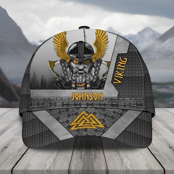 Personalized Vikings Warrior Man Baseball Cap Adeenyc.com